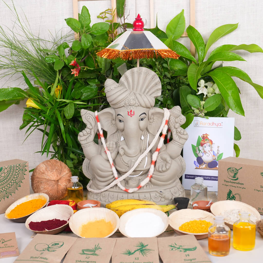 Ganesh Pooja Kit & 21 type of Partri
